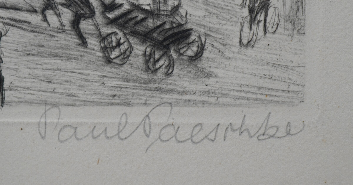 Paul Paeschke | Aukce aukcí - aukce obrazů a starožitností